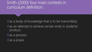 Models of curriculum evaluation and application in educational | PPTX
