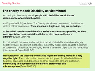 Models of Disability - an overview by Marno Retief & Rantoa Letšosa | PDF