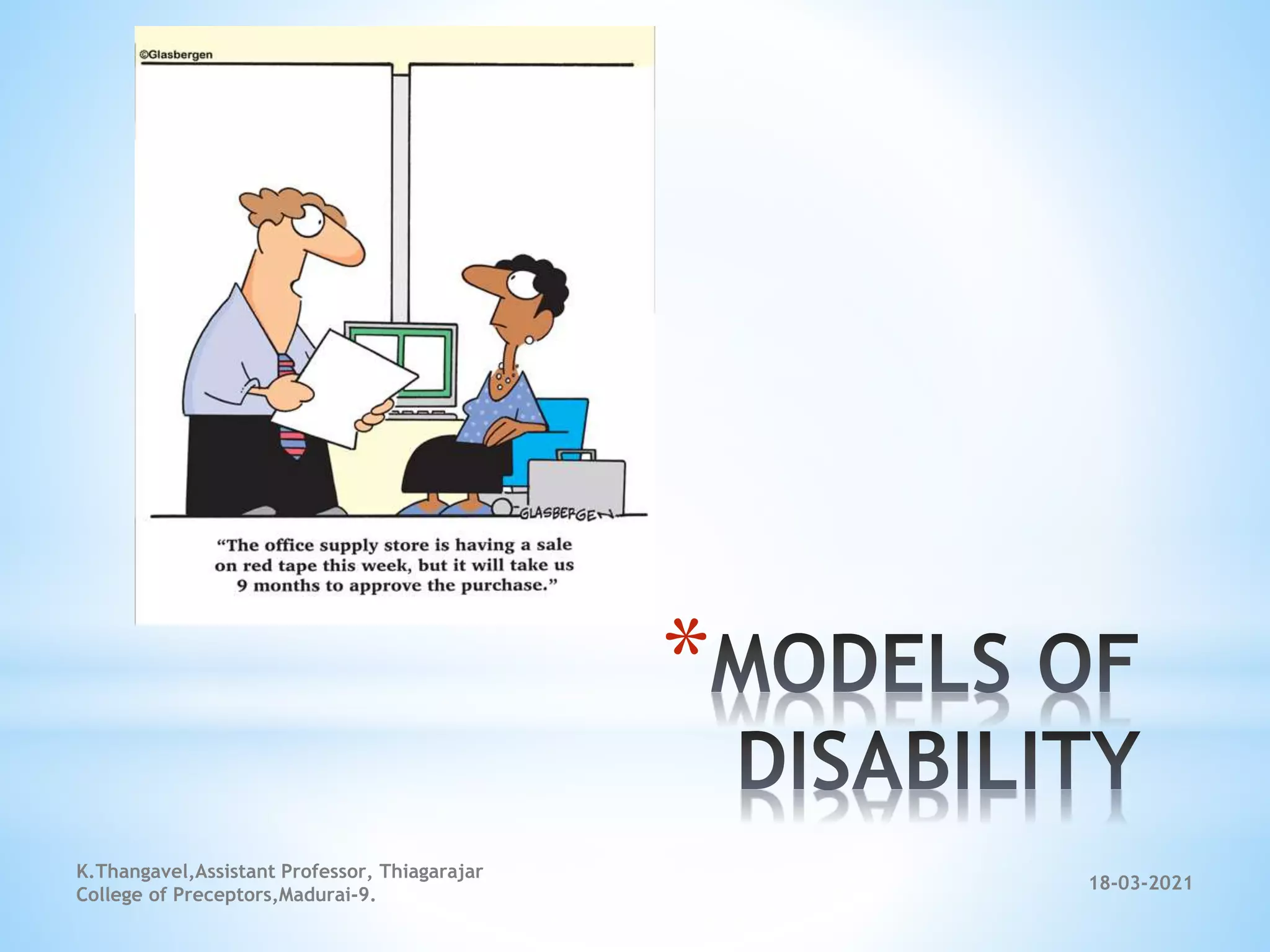 Models of disability kt | PPT