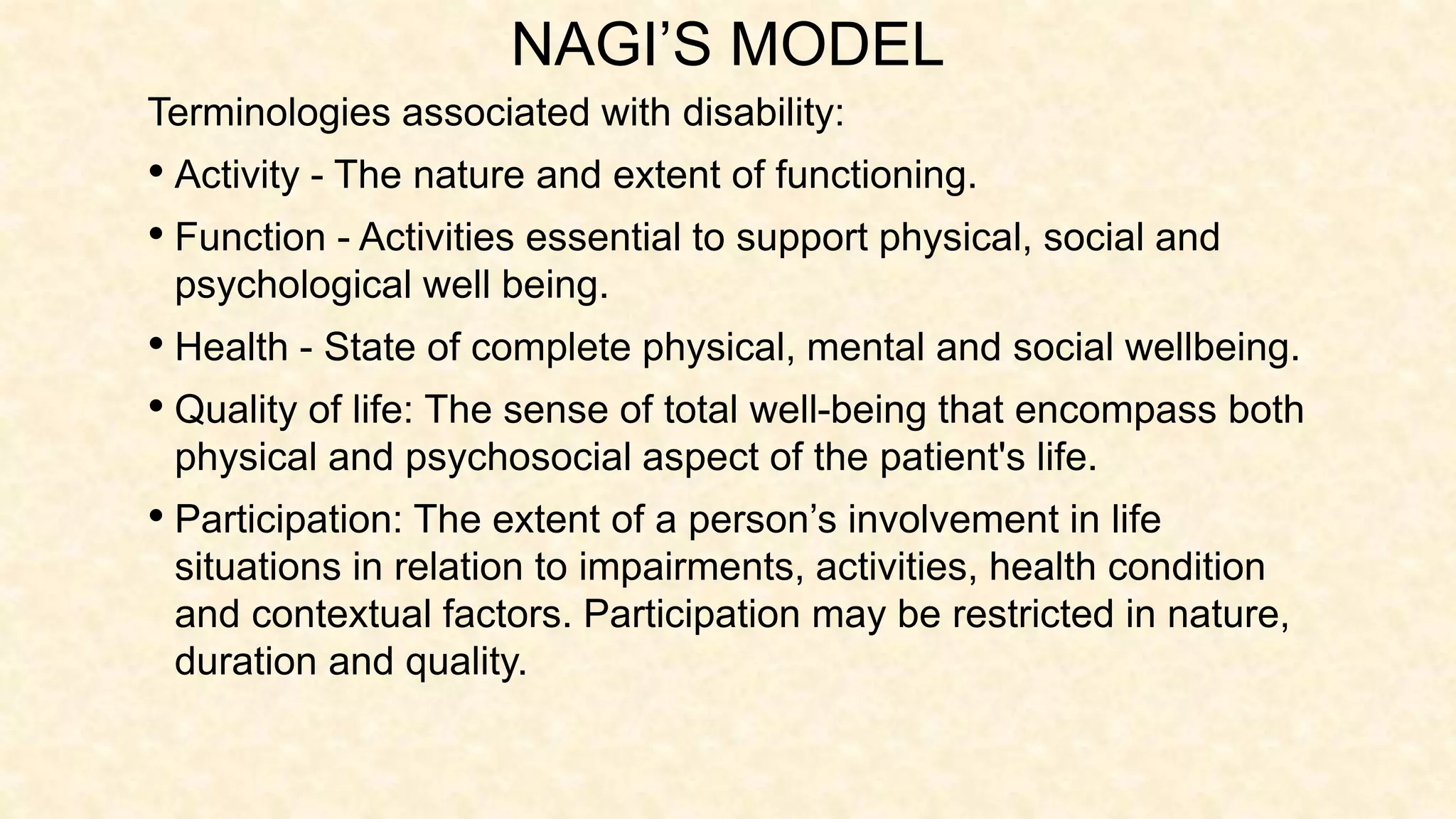 MODELS OF DISABILITY | PPTX