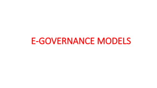 Presentation on Models of E-Governance .pptx