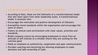 Models of Educational leadership | PPTX