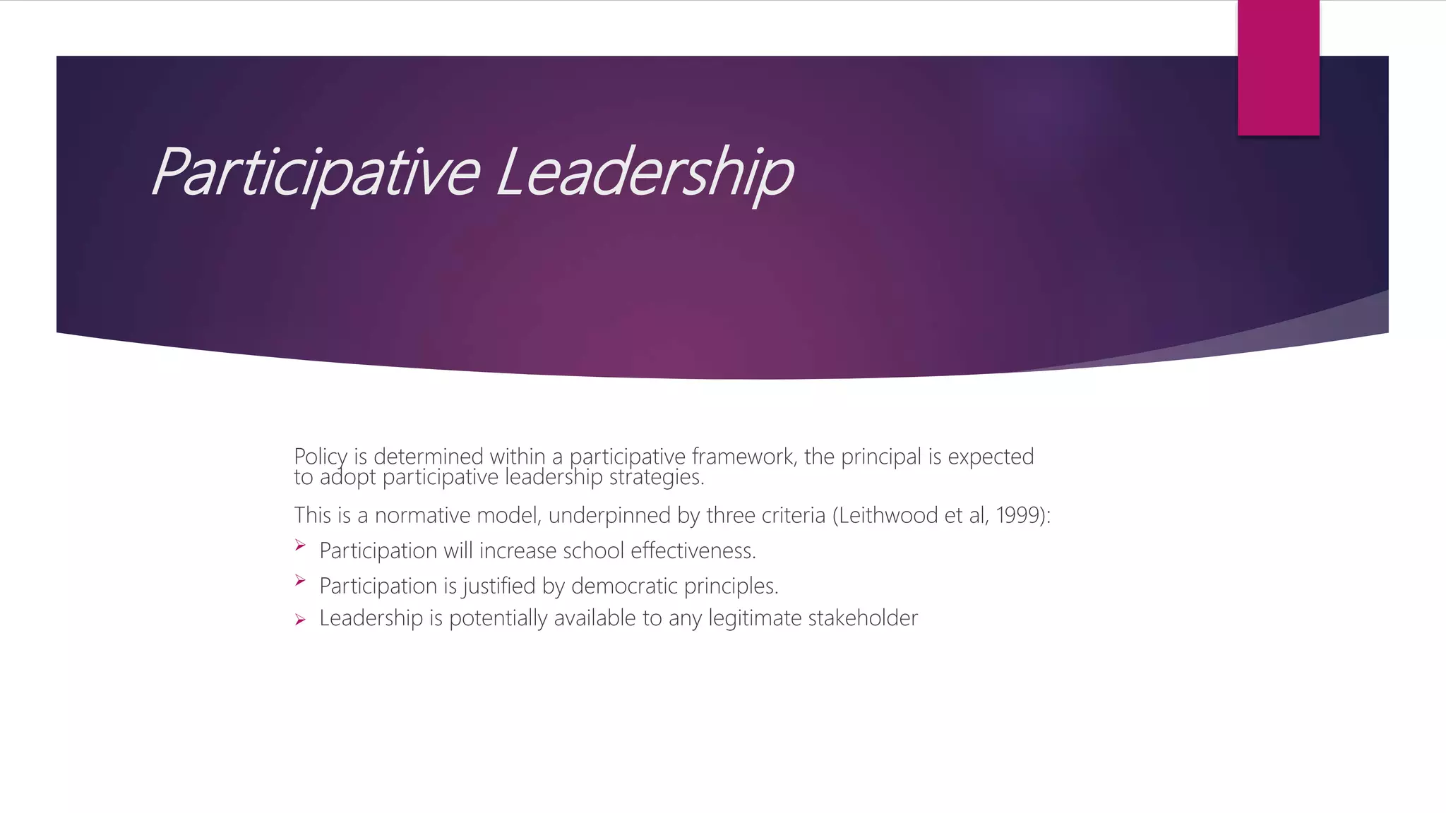 Models of educational management | PPTX