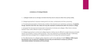 Models of educational management | PPTX