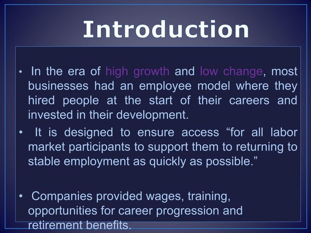 Models of employment | PPTX