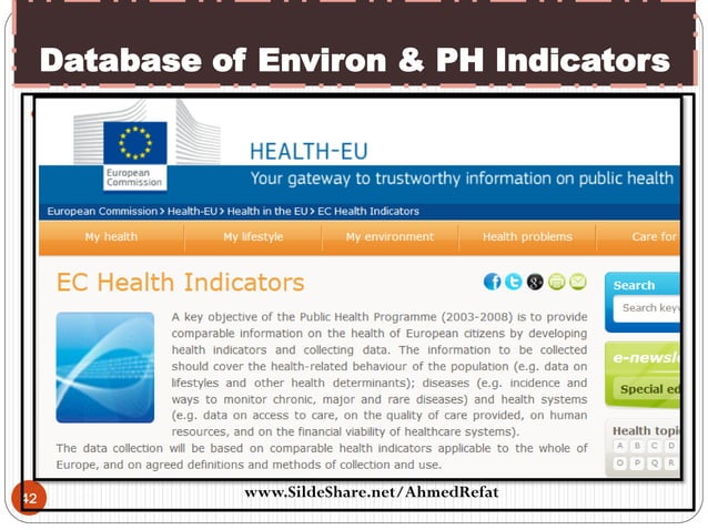 Models of environmental health indicators | PDF