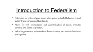 Models of Federalism and Nepal's Practices.pptx