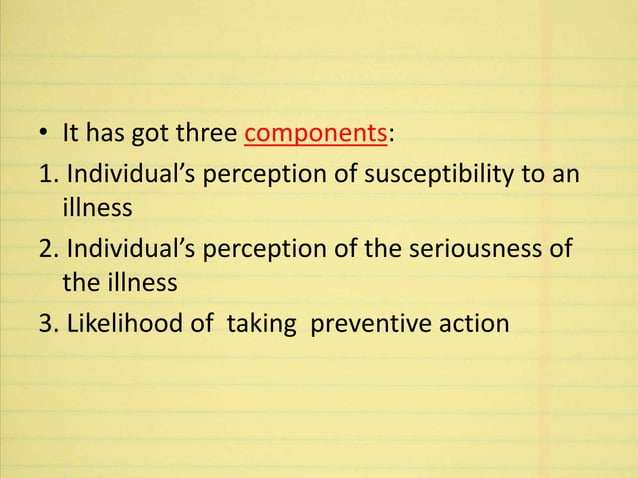 Models of health and illness | PPTX