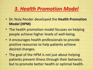 Models of health and illness | PPTX