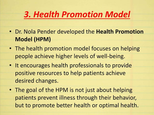 Models of health and illness | PPTX
