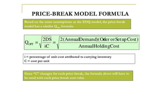 Models of inventory control | PPTX