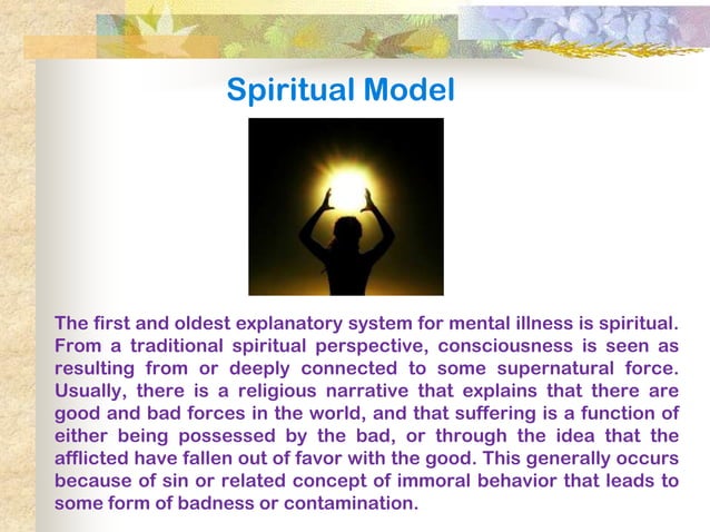 Models of mental health & illness | PPTX