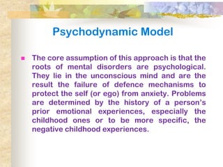 Models of mental health & illness | PPTX