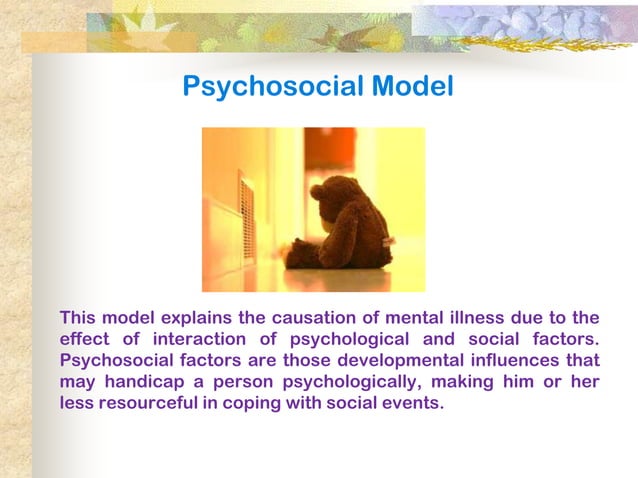 Models of mental health & illness | PPTX