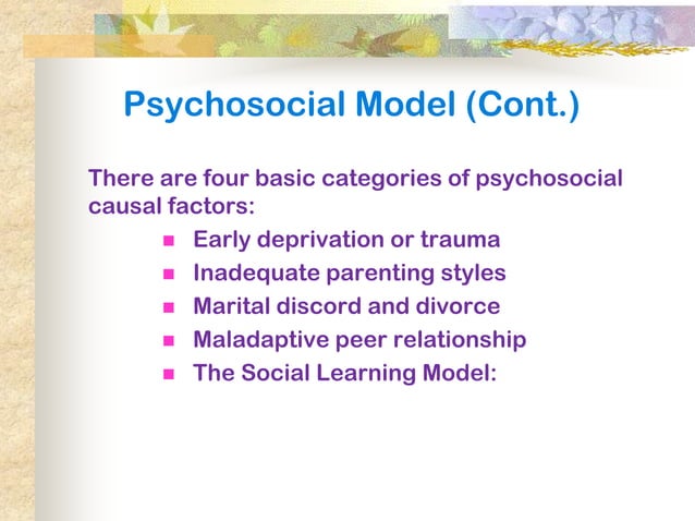 Models of mental health & illness | PPTX