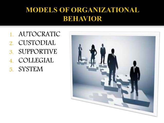 Models of organizational behavior - The System Model | PPTX | Business ...