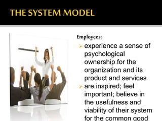 Models of organizational behavior - The System Model | PPTX