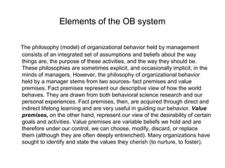 Models of organizational behavior | PPT | Business Administration ...