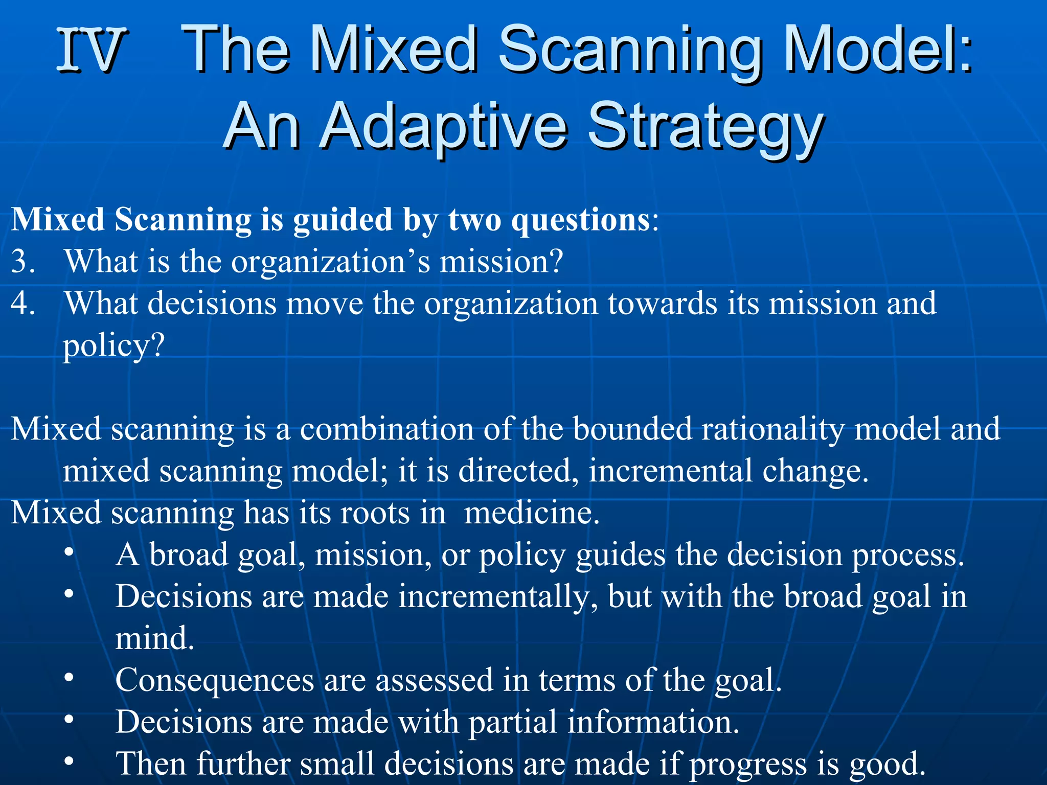 Models of policy making and the concept of power in policy | PPT