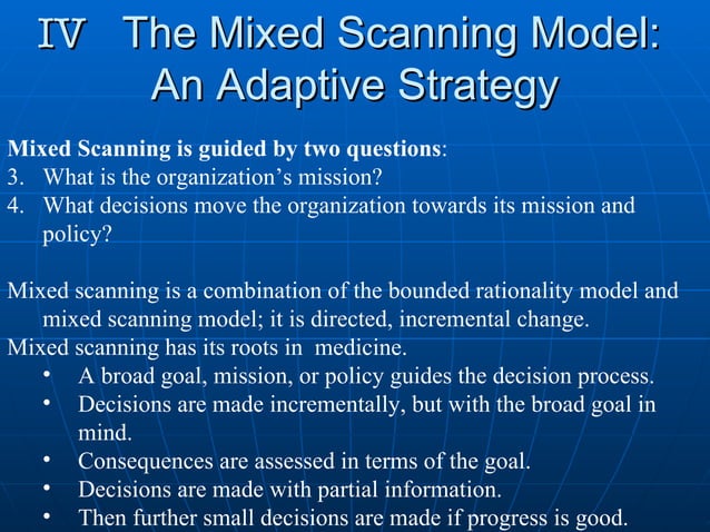 Models of policy making and the concept of power in policy | PPT