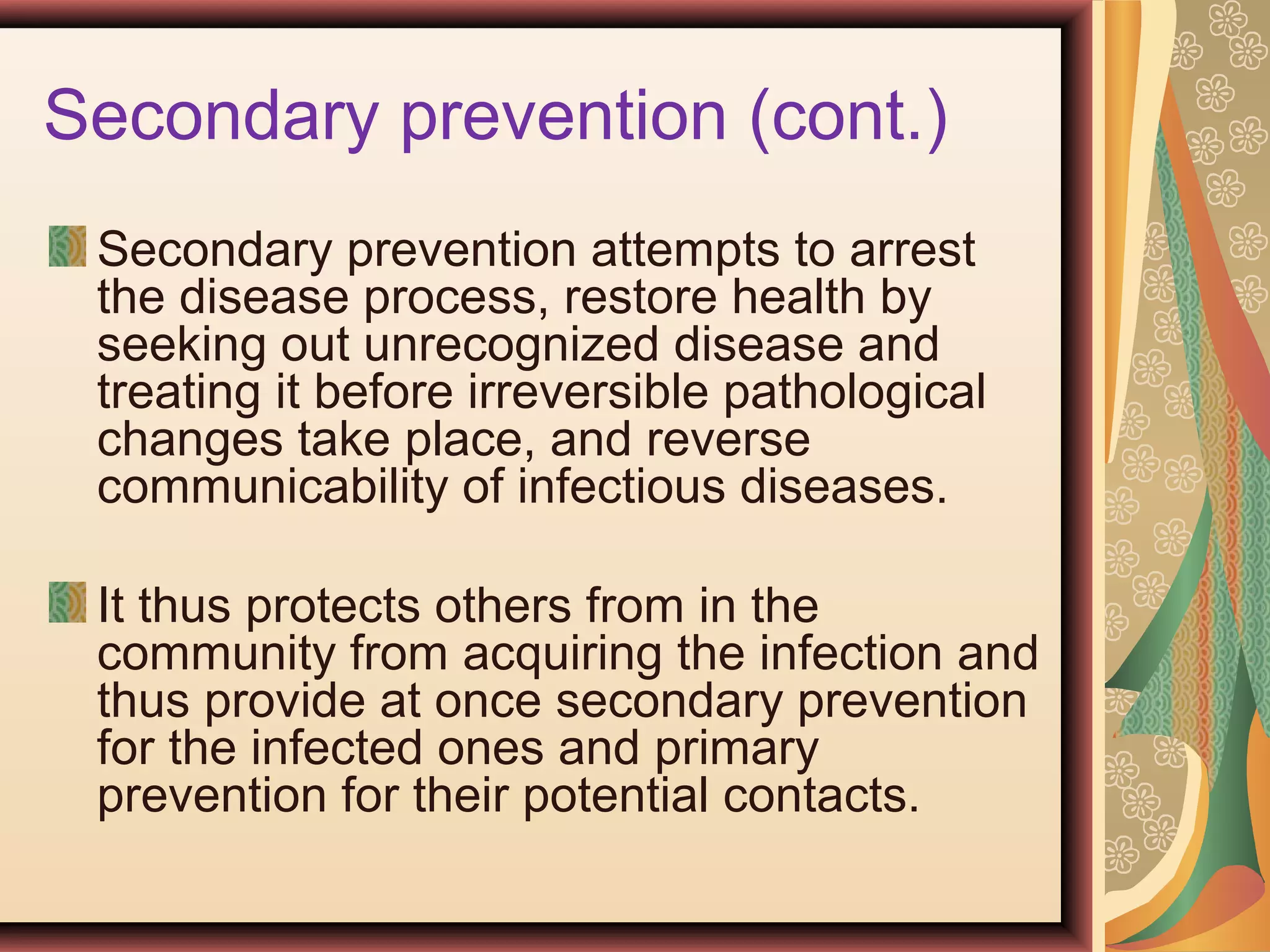 Models of prevention | PPT