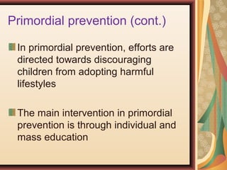 Models of prevention | PPT