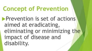 Models of prevention | PPTX