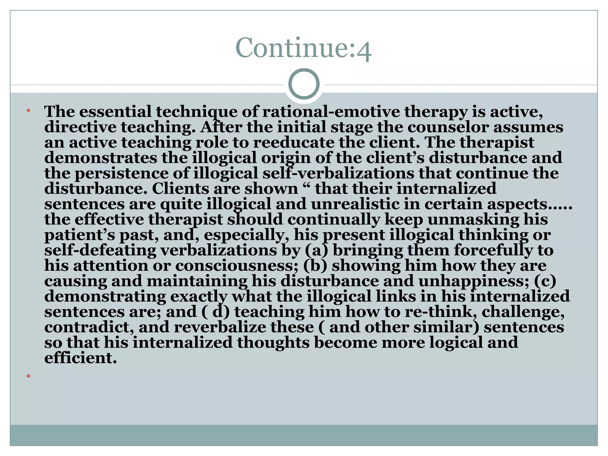 Models of psychotherapy | PPT