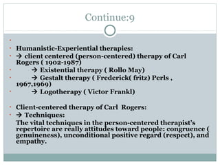 Models of psychotherapy | PPT | Physical Therapy | Wellness