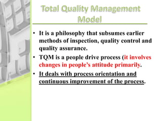 Models of quality assessment | PPT