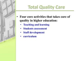 Models of quality assessment | PPT