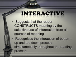 Models of rdg-LET Review | PPT