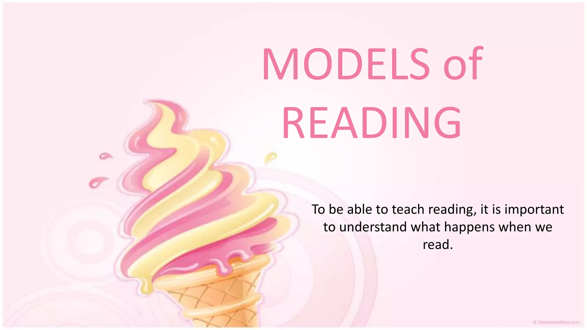 Models of Reading | PPT