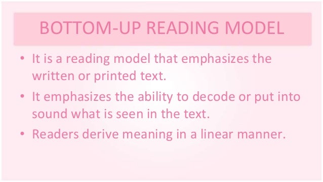 Models of Reading