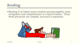 EDUC 551 Models of Reading | PPTX