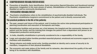 models of rehabilitation - community based rehabilitation | PPTX
