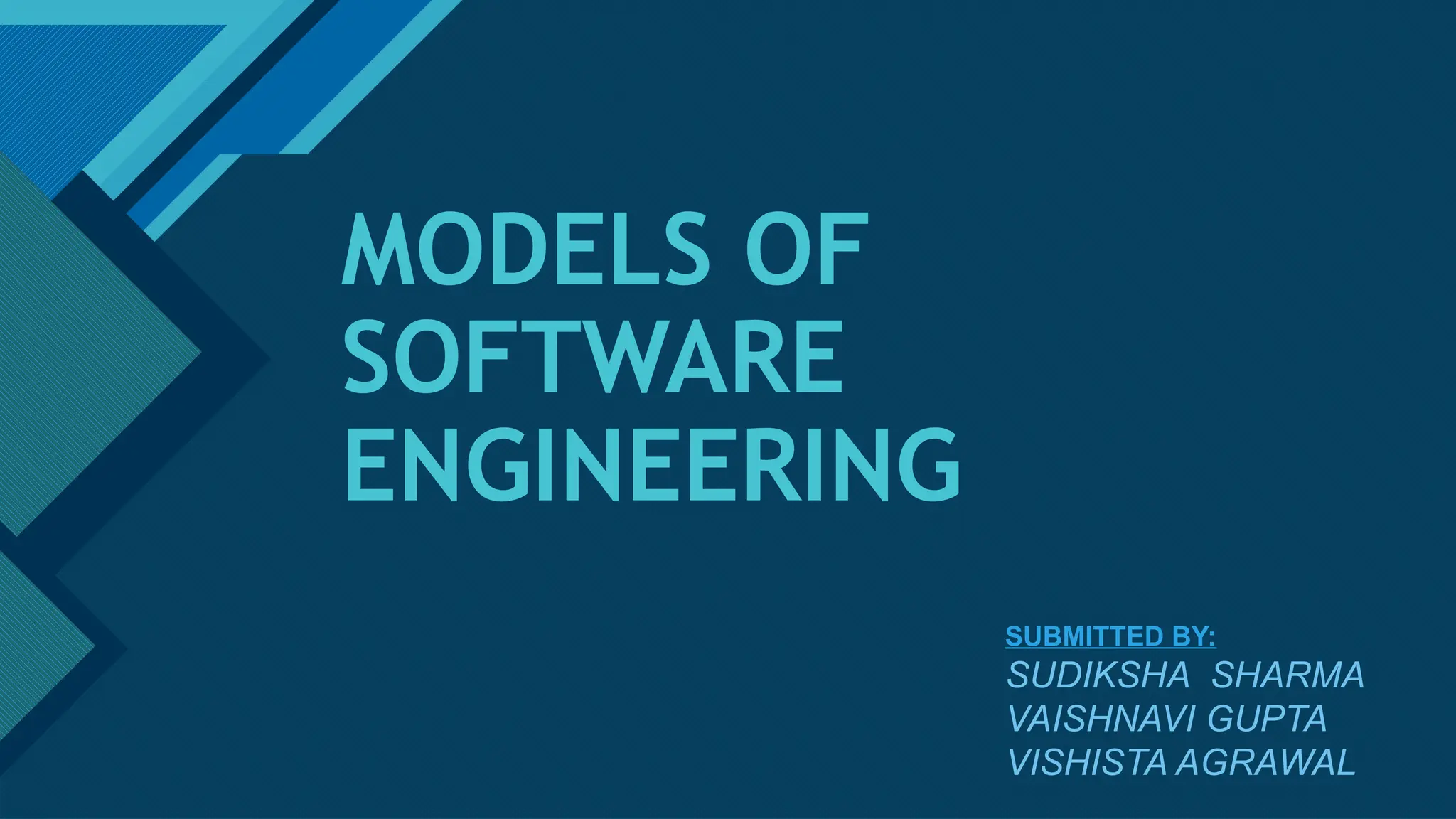 MODELS OF Software engeineering sdlc models | PPTX