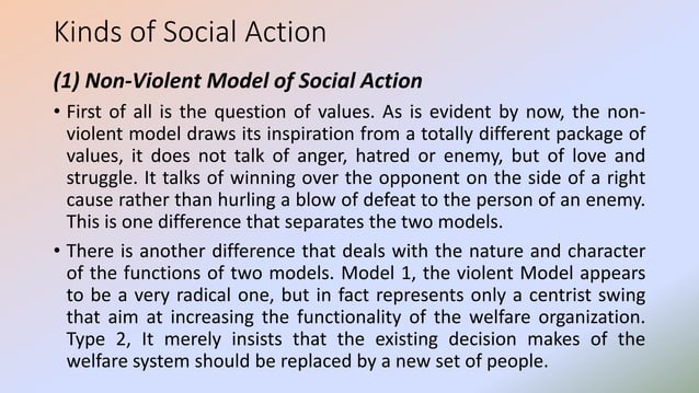 Models of social action | PPTX
