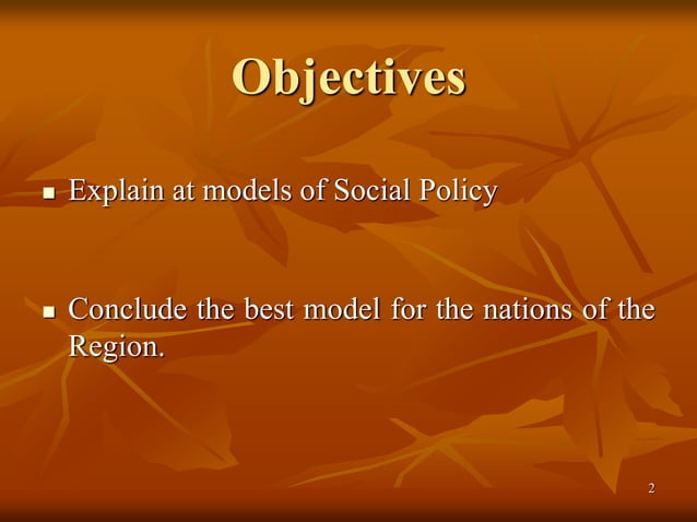 Various Models of Social Policy in social work.pptx