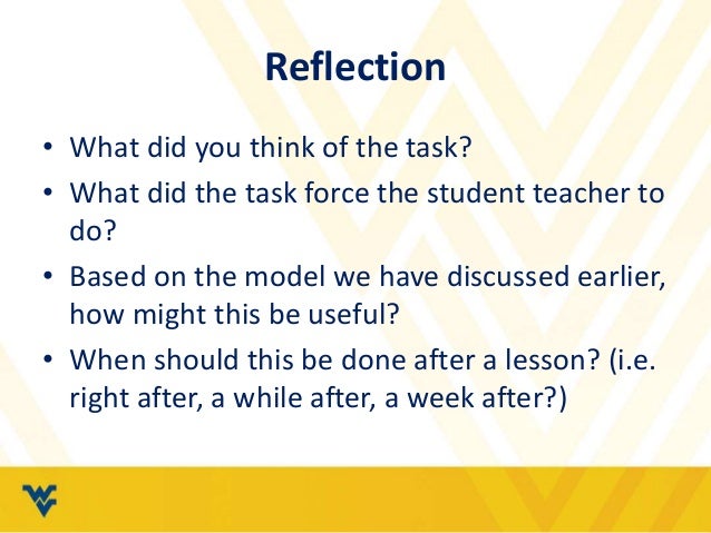 Models of supervision reflection