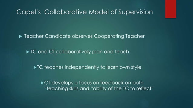Models of supervision_and_reflection | PPT