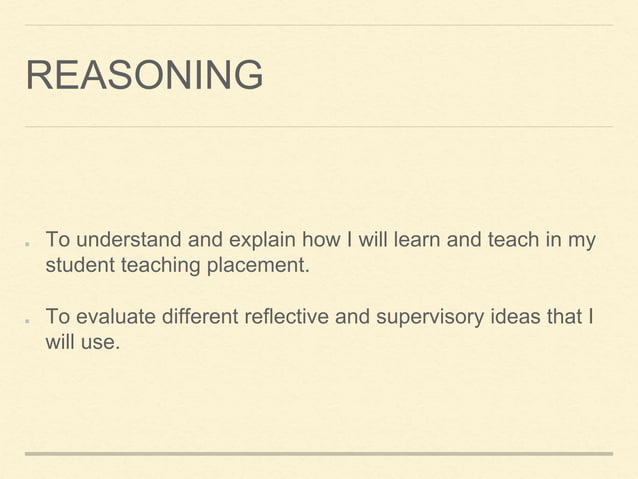 Models of supervision:reflection | PPT