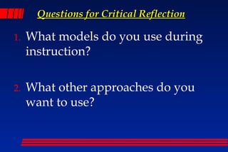 Models of teaching | PPT