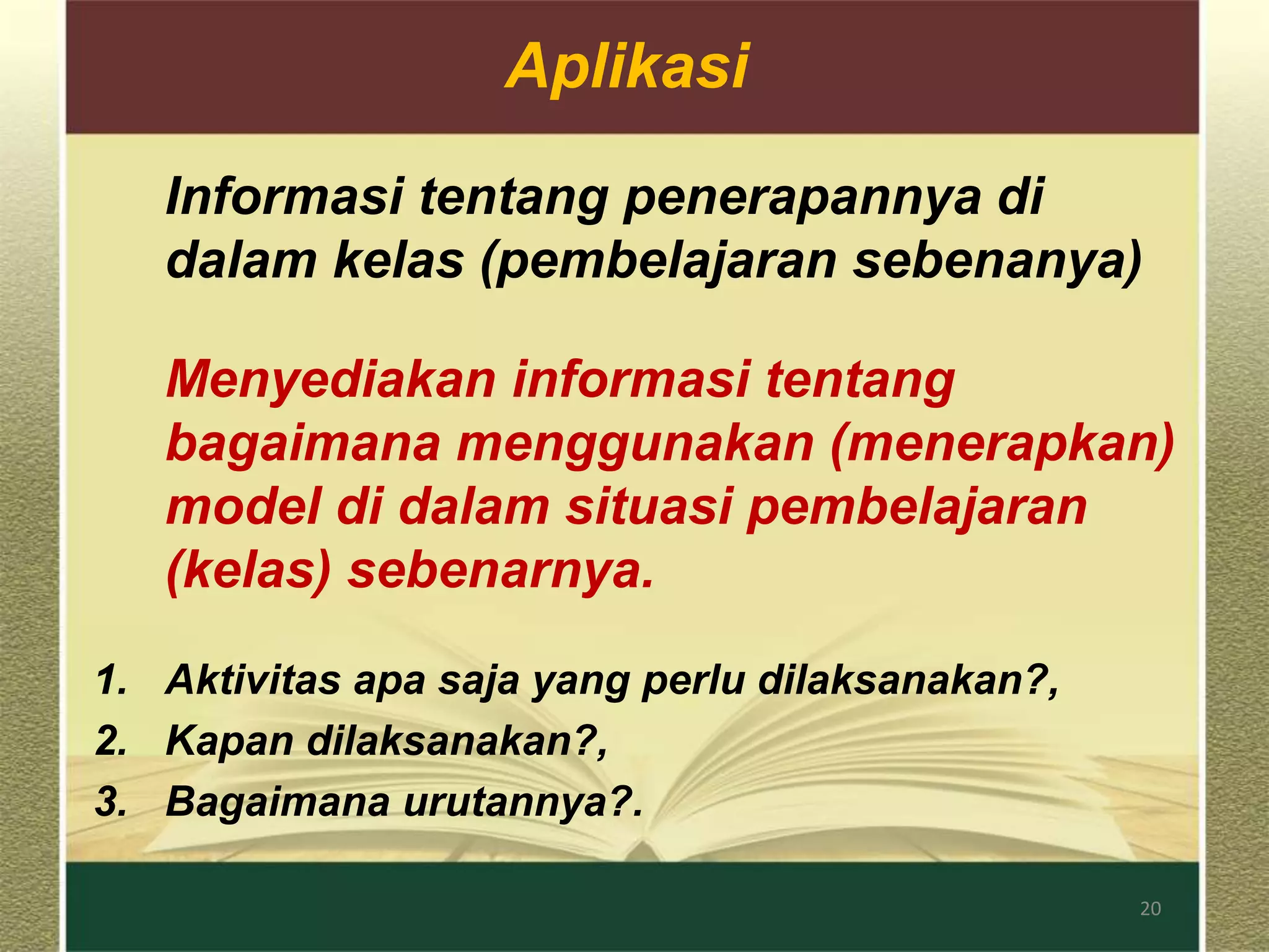 Models of teaching | PPSX