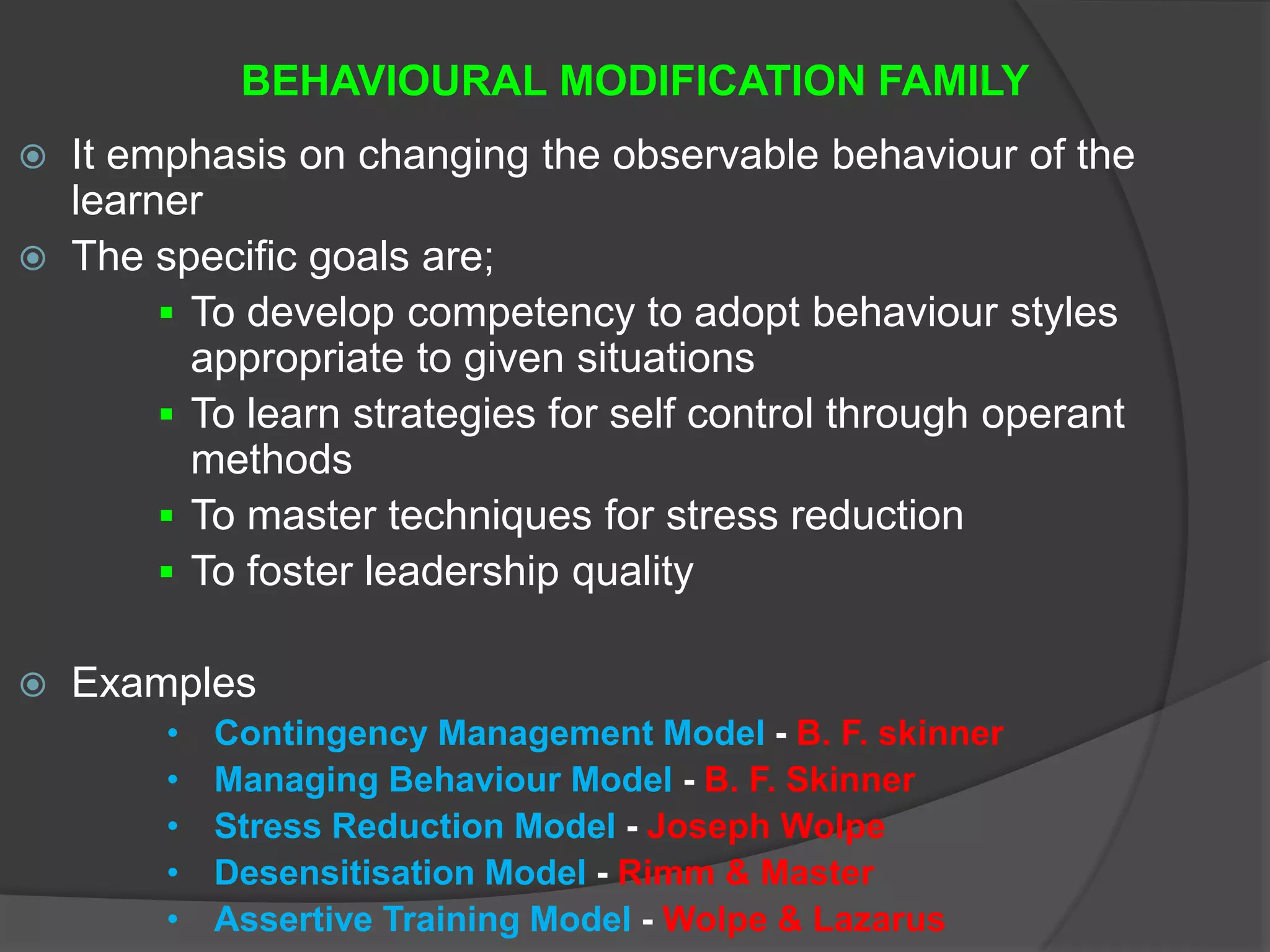 Models of teaching | PPTX