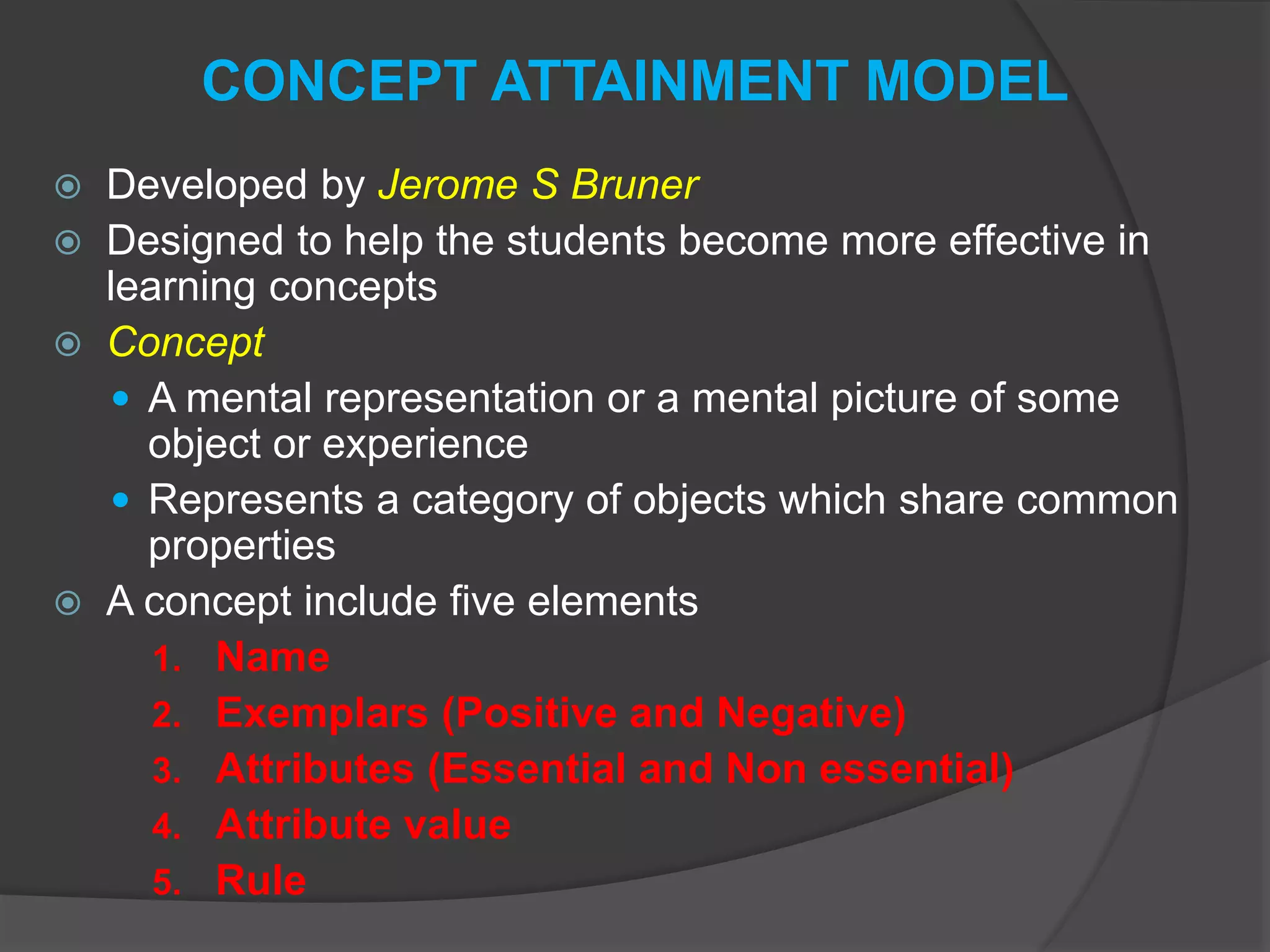 Models of teaching | PPTX