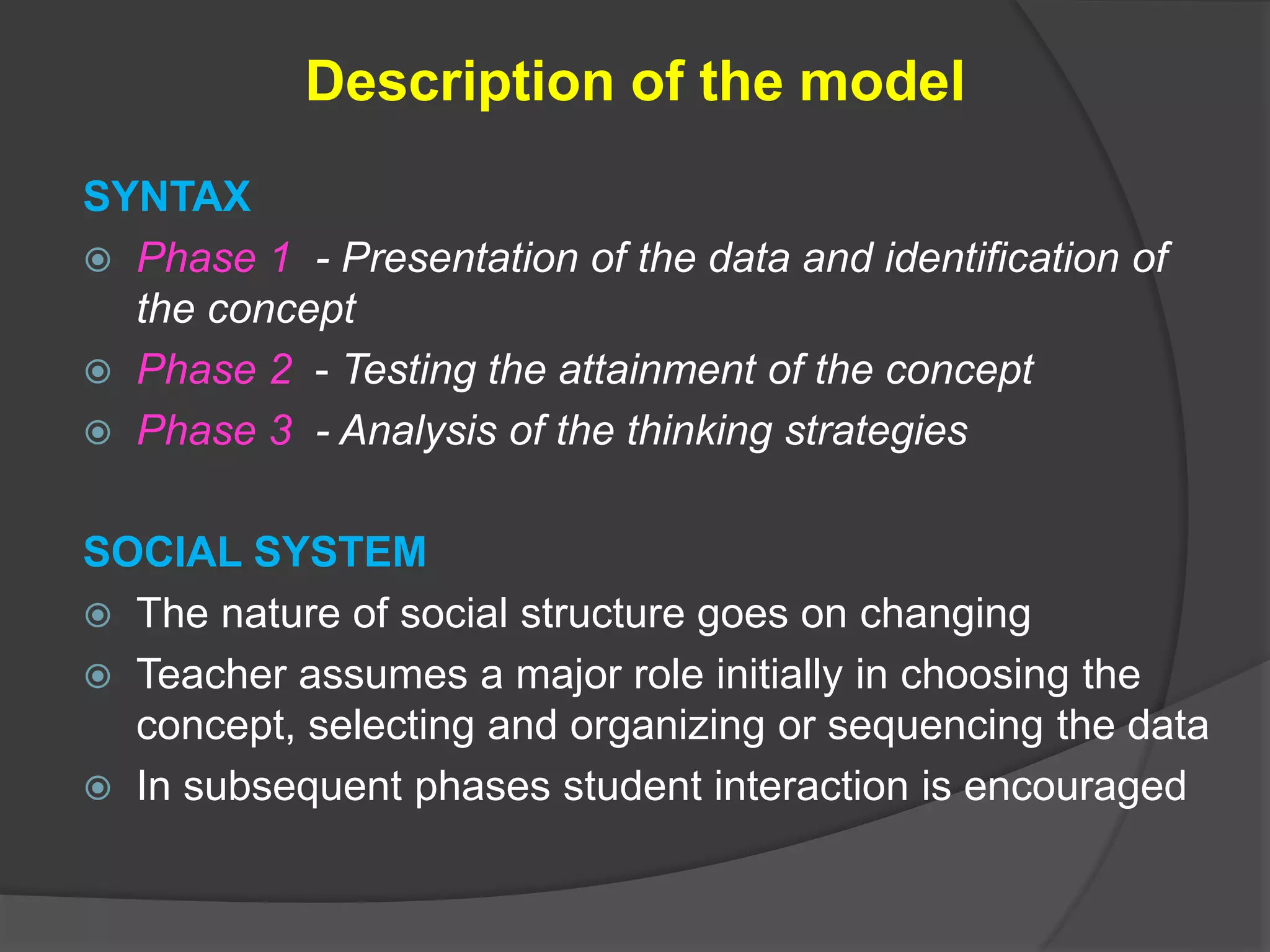 Models of teaching | PPTX