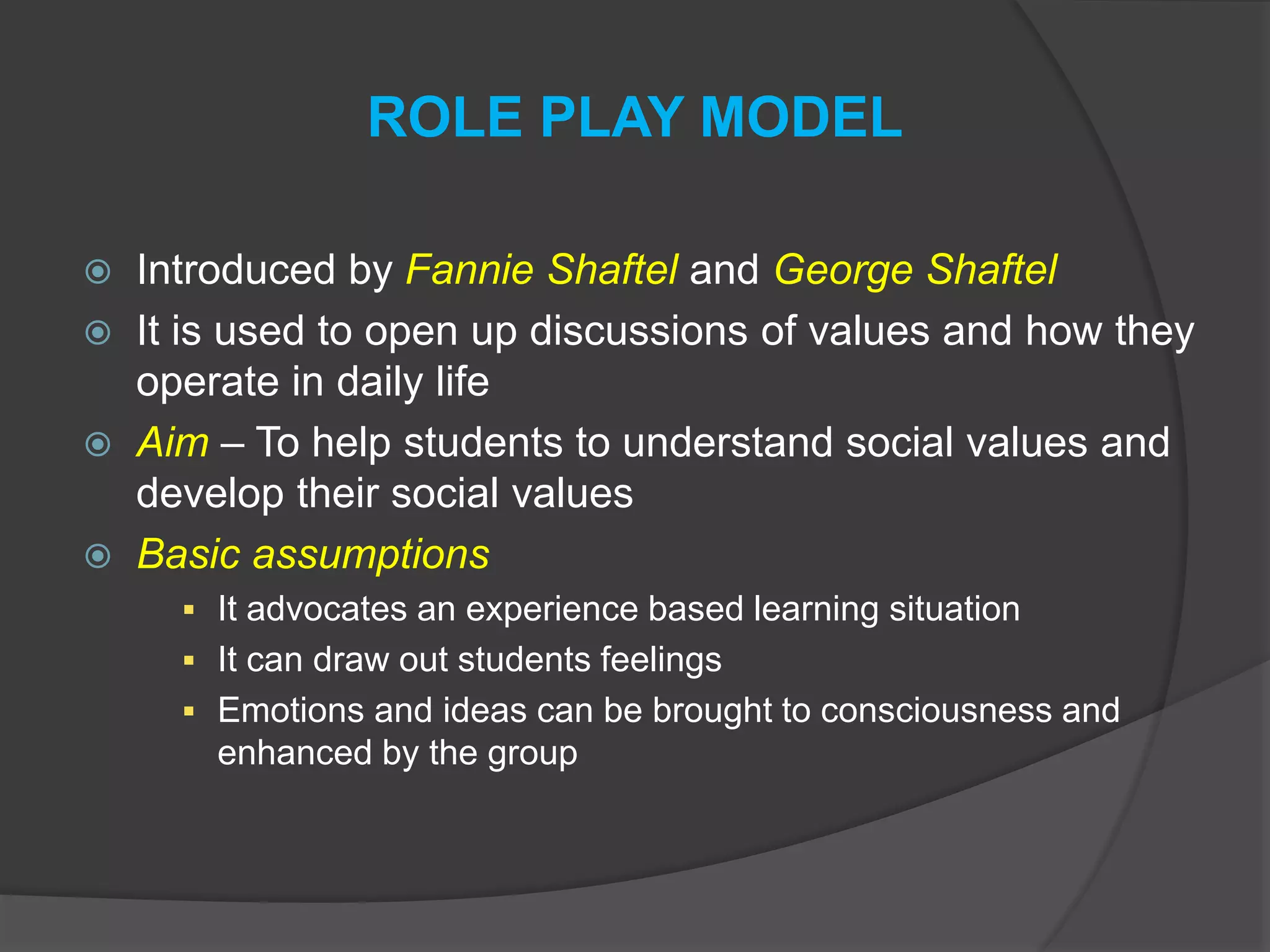 Models of teaching | PPTX