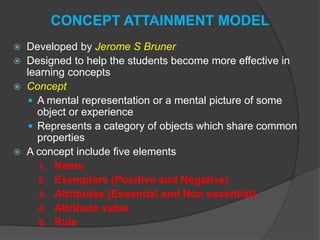 Models of teaching | PPTX