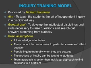 Models of teaching | PPTX